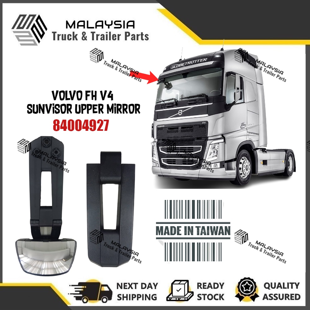 VOLVO FH V4 VERSION 4 SUNVISOR UPPER MIRROR CERMIN VISOR ATAS LORI ...