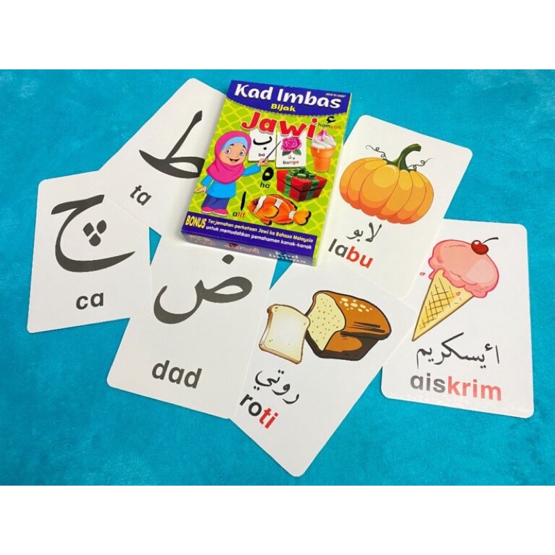 KAD IMBAS JAWI FLASHCARDS JAWI | Shopee Malaysia