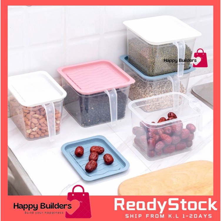 Food Storage Ingredient Container Thickened Refrigerator with Lid ...