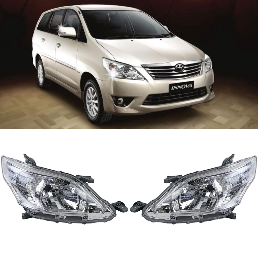 Toyota Innova Head Lamp Crystal Thailand Made TYC 2012 2013 2014 ...