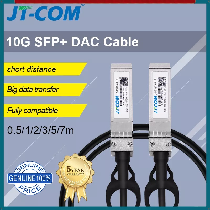 JT-COM 10G SFP+ Direct Attach Copper Cables for Cisco Huawei MikroTik ...