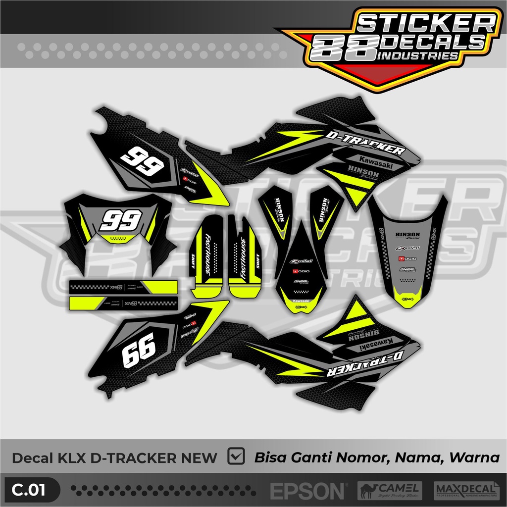 Dtracker decal - kawasaki dtracker decal sticker - dtracker precision ...