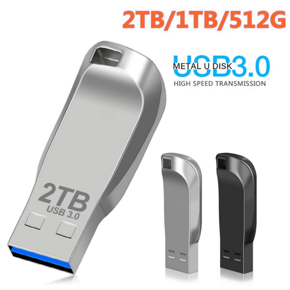 USB 3.0 Flash Drive Metal U Disk 2TB/1TB/512GB High Speed mini Pendrive ...