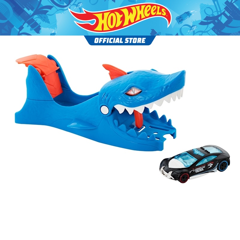 Hot Wheels City Shark Launcher Playset (GVF41) | Shopee Malaysia