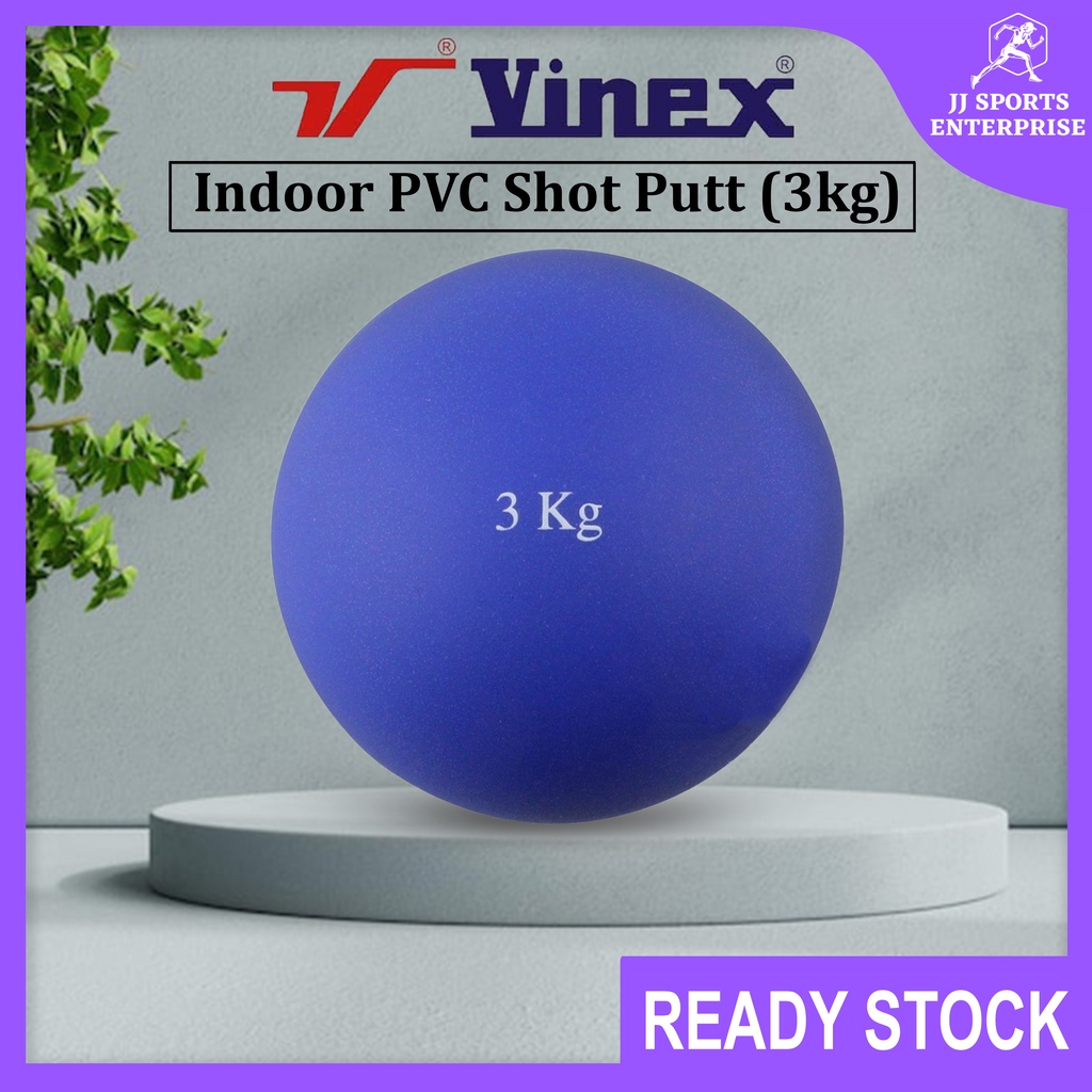 Vinex Indoor PVC Shot Putt 3kg Shot Puts Lontar Peluru 3kg | Shopee Malaysia