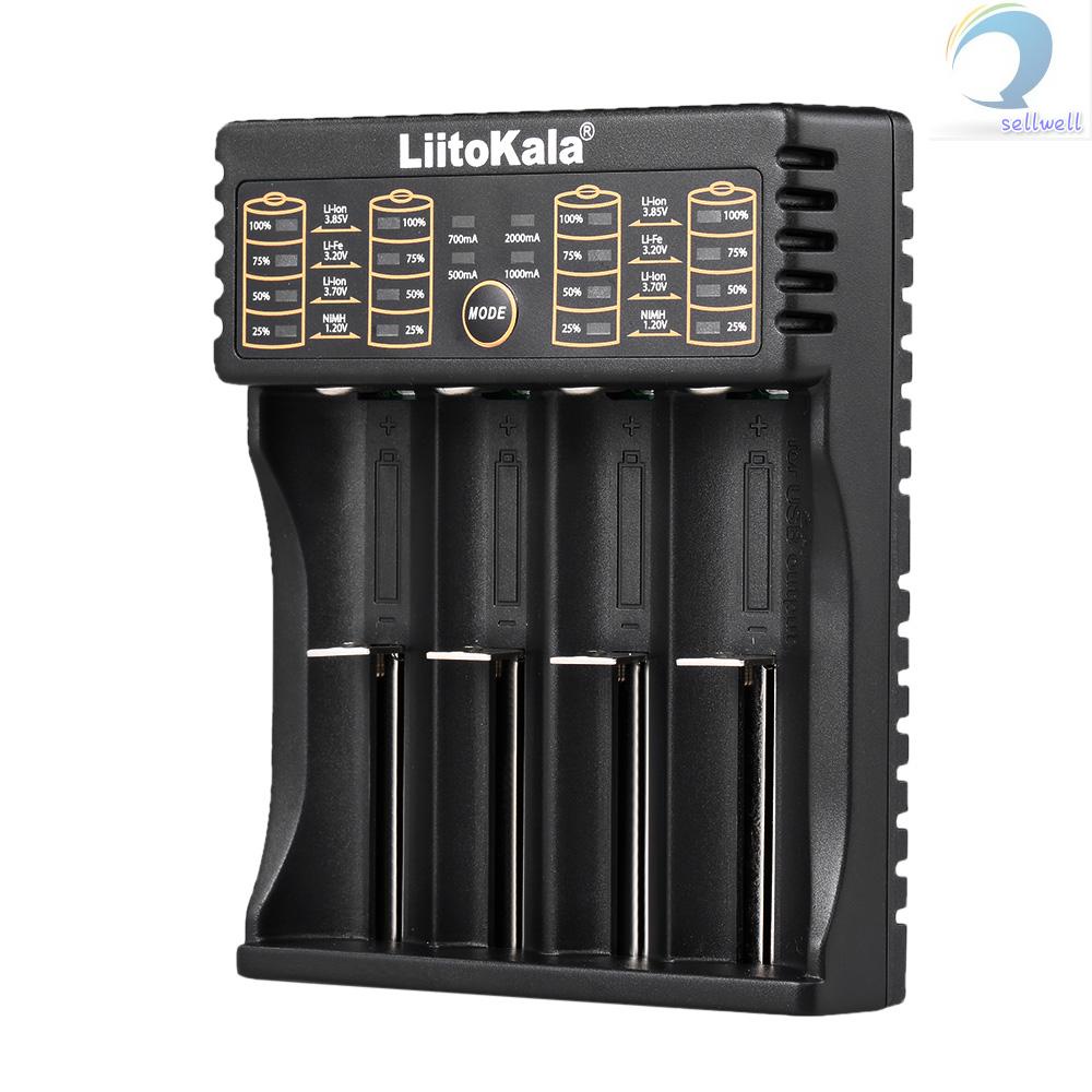 LiitoKala Lii-402 Smart Battery Charger 1.2V 3.7V 3.2V 3.85V AA/AAA for ...