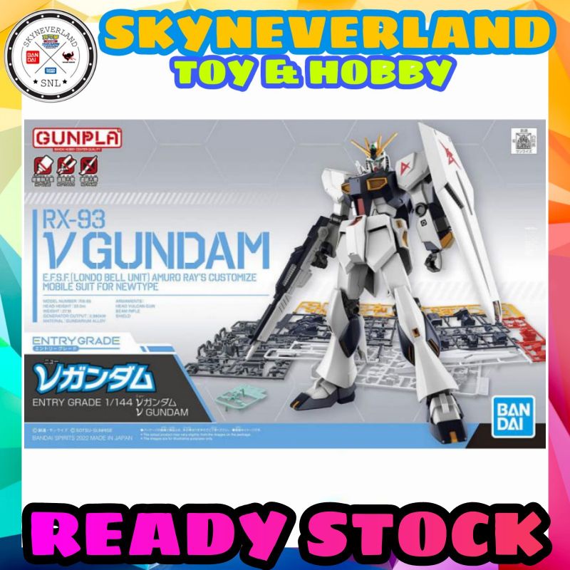 BANDAI ENTRY GRADE RX-93 V GUNDAM NU GUNDAM | Shopee Malaysia