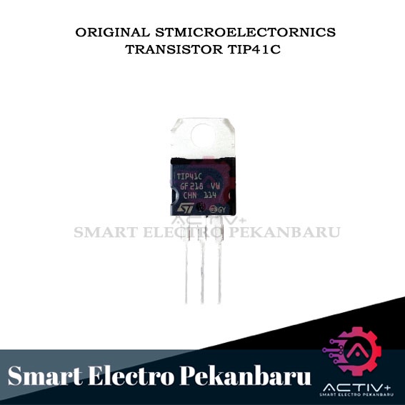Original TRANSISTOR TIP 41C STMICROELECTRONICS TIP 41C NPN POWER ...