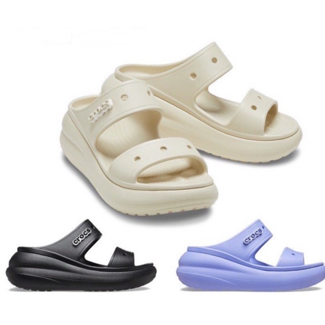 Original crocs women sandals plus size shoes kasut perempuan ready ...