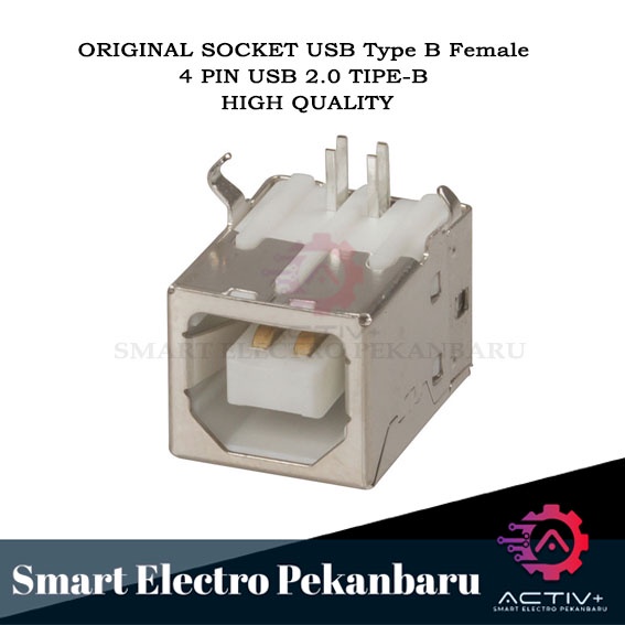 Original USB Type B Female 4 PIN USB 2.0 Type-B Port Connector socket ...