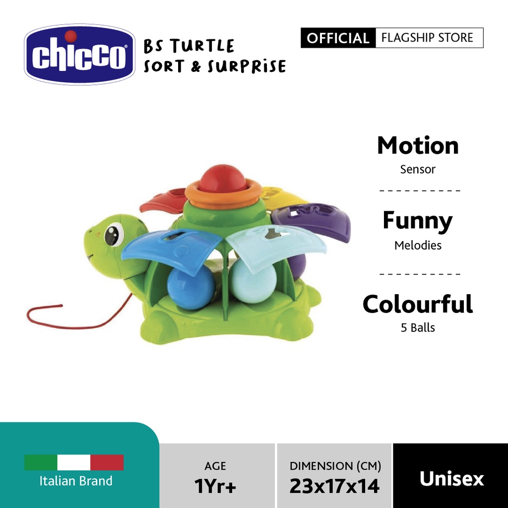 Chicco Turtle Sort & Surprise | Shopee Malaysia
