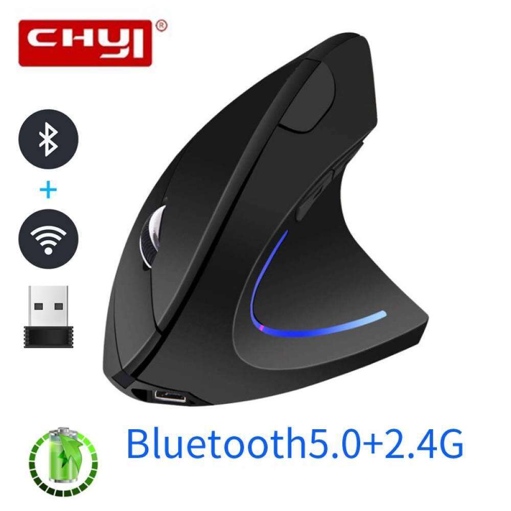 CHYI New Vertical Wireless Mouse Rechargeable Bluetooth Ergonomic Mice ...