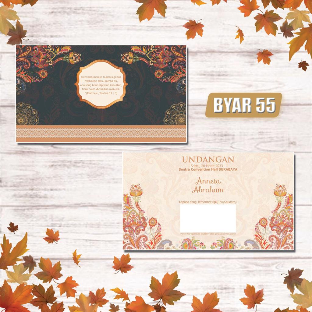 Byar 55 Blank Invitation | Shopee Malaysia