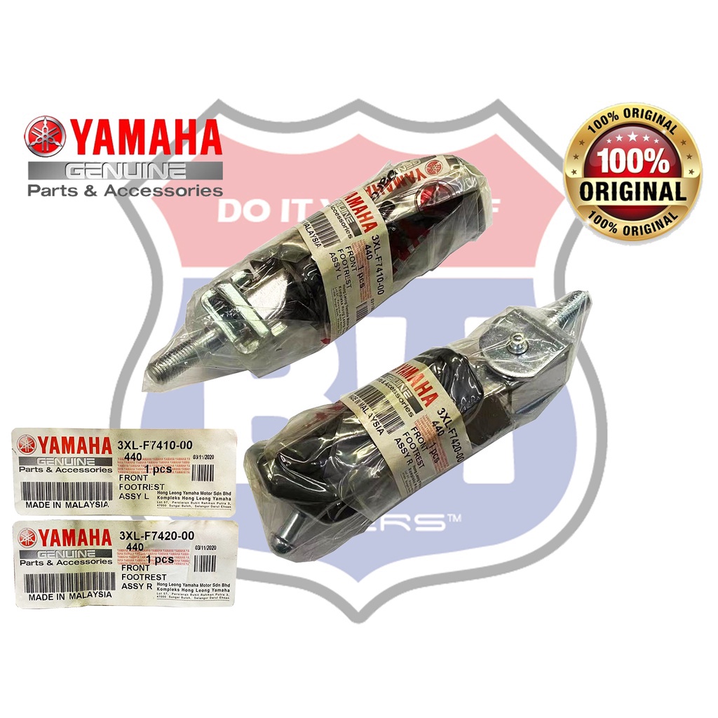 YAMAHA RXZ FRONT REAR FOOTREST PEMIJAK KAKI DEPAN BELAKANG TEMPAT PIJAK ...