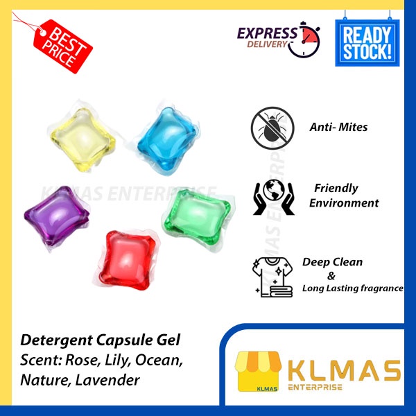 Laundry Fragrance Detergent Gel Beads Capsules / Long Lasting Scent ...