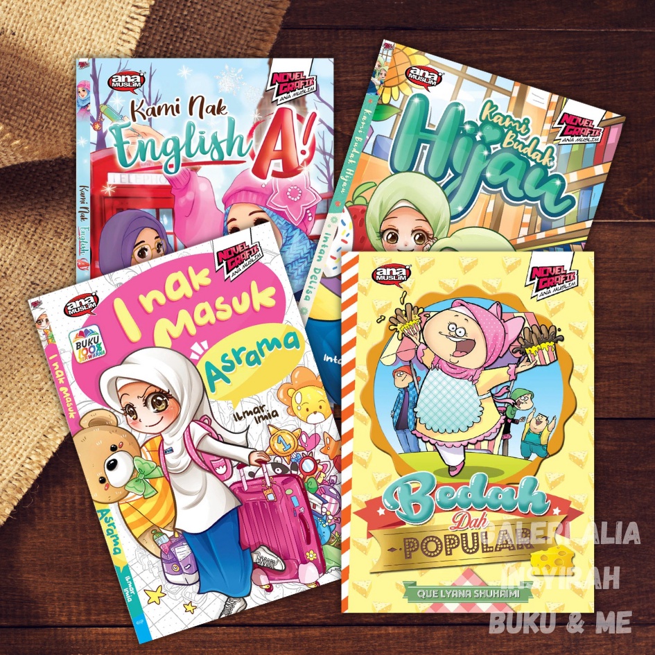 Novel Kanak kanak ANA MUSLIM Kami Nak English A I Nak Masuk Asrama Buku ...