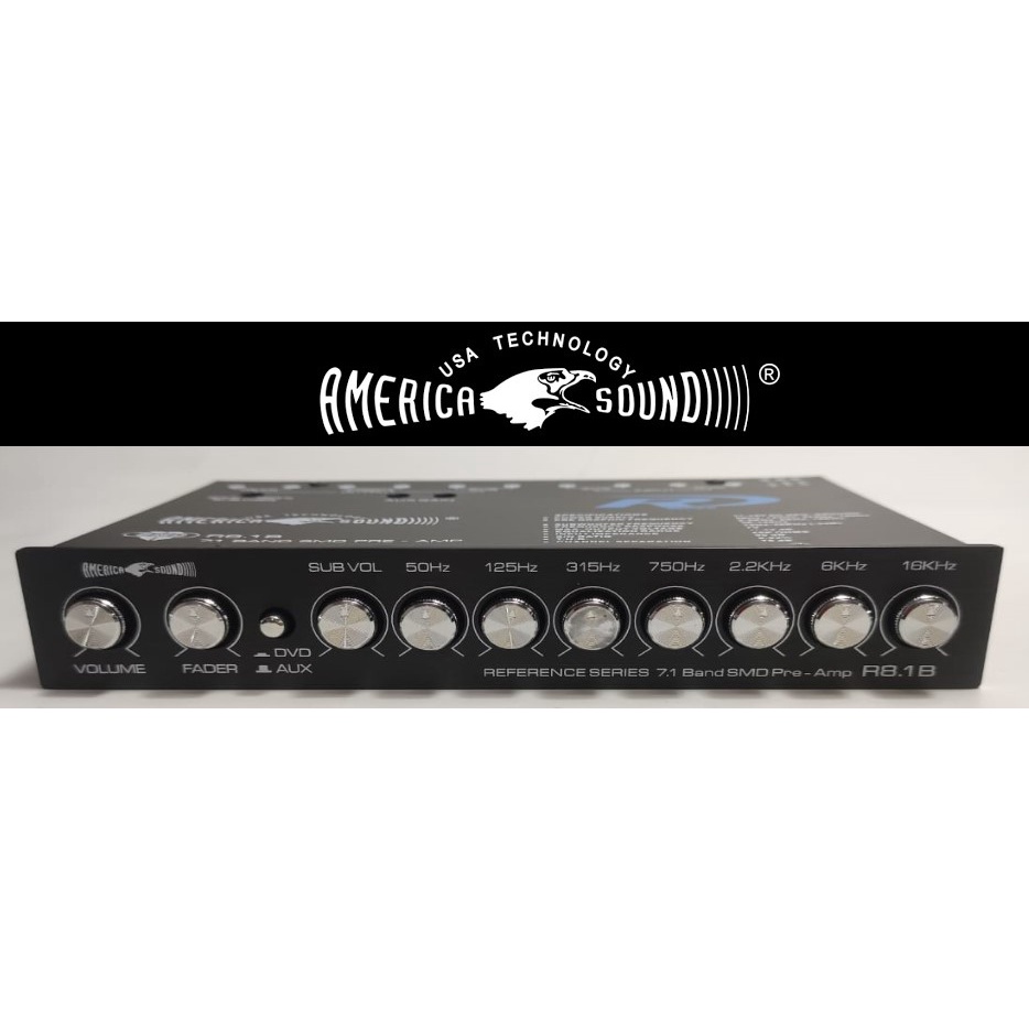 America Sound 7 Band Car Accessories Pre-Amplifier | Shopee Malaysia