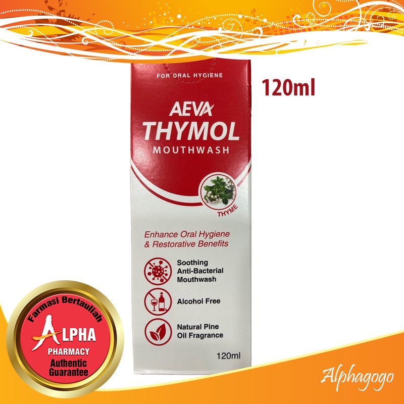 AEVA Thymol Mouth Wash 120ml (Alcohol Free) | Shopee Malaysia