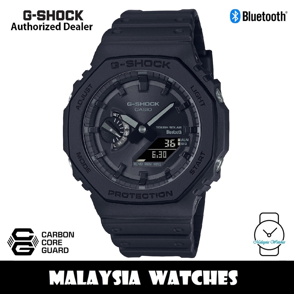 (OFFICIAL WARRANTY) Casio G-Shock GA-B2100-1A1 Carbon Guard Core ...