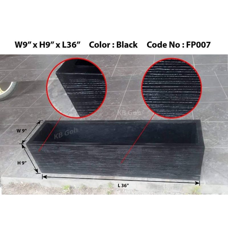 Fiberglass planter box | Shopee Malaysia