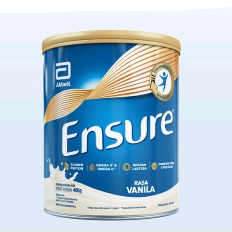 Ensure 400 gr Vanilla Chocolate Adult Nutrition Milk Ensure 400gr (FREE ...