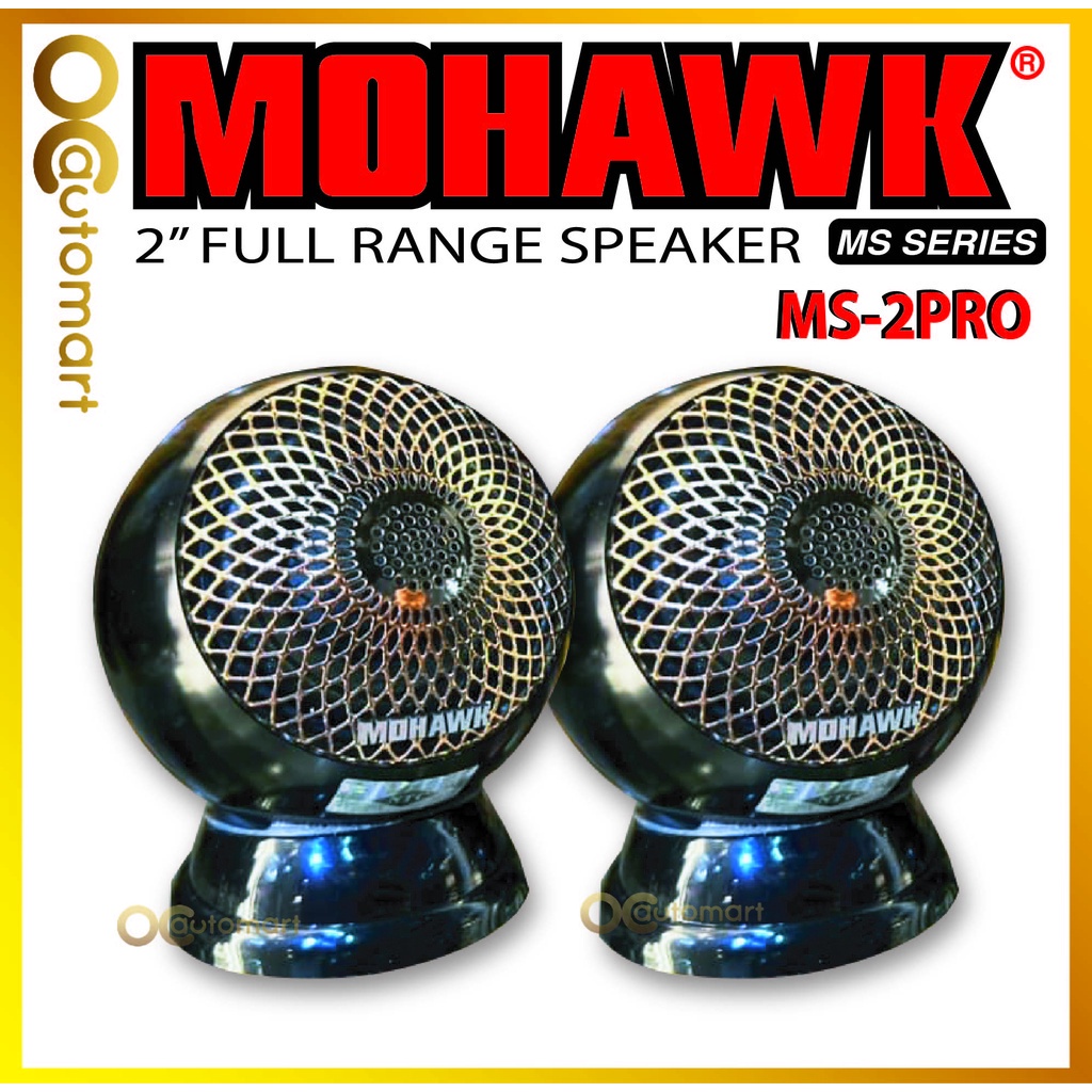 MOHAWK MY Series MS-2 PRO 2 Way Full Range 180Watt With Bass Car ...