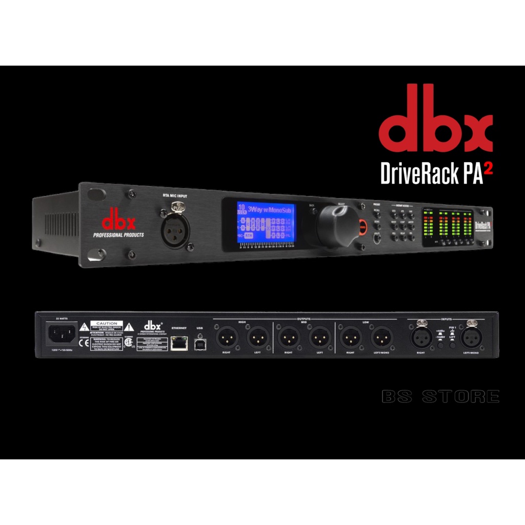 dbx DriveRack PA2 Complete Loudspeaker Management System | Shopee Malaysia