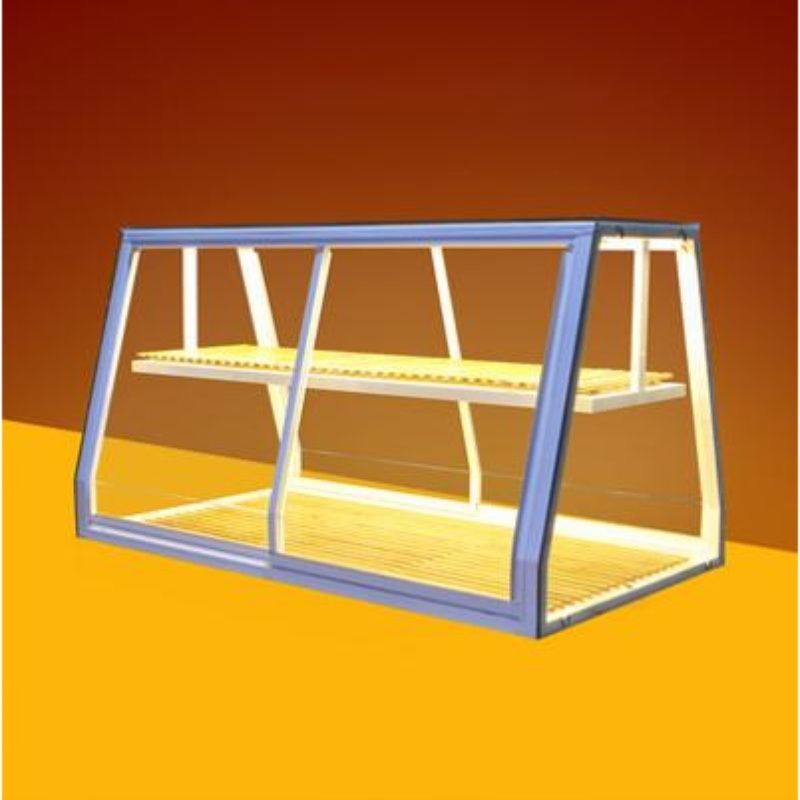 totToast Rack Wrought Iron Bread Counter Bread Display Cabinets Glass ...