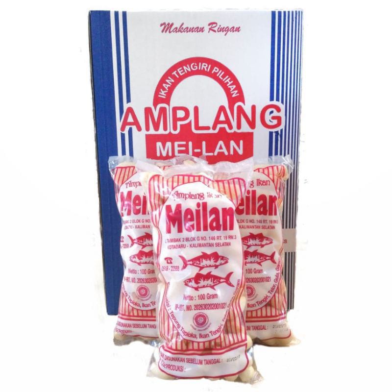 (INC Dus), MEILAN AMPLANG, MEILAN TIGER NAILS, TENGGIRI FISH CRACKERS ...