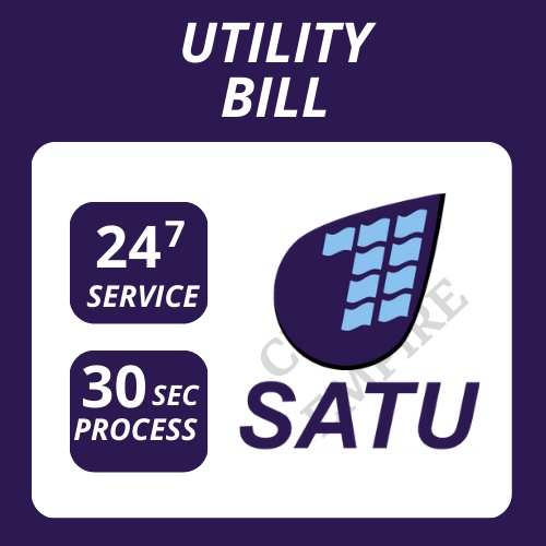 SATU Air Terengganu Utility Bill Payment RM 10 ~ RM 300 | Shopee Malaysia
