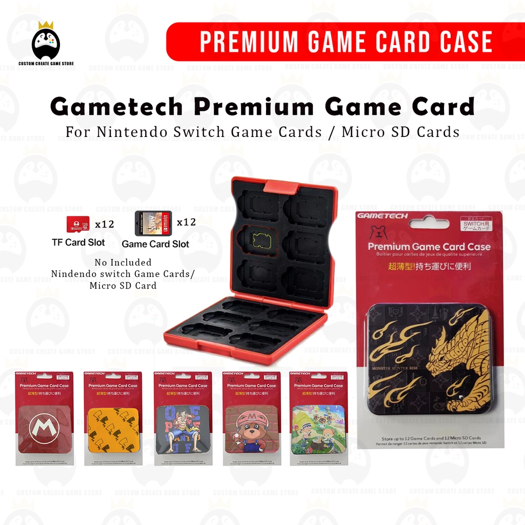 Nintendo Switch/Switch OLED Game Card Case Storage Box Mario Zelda ...