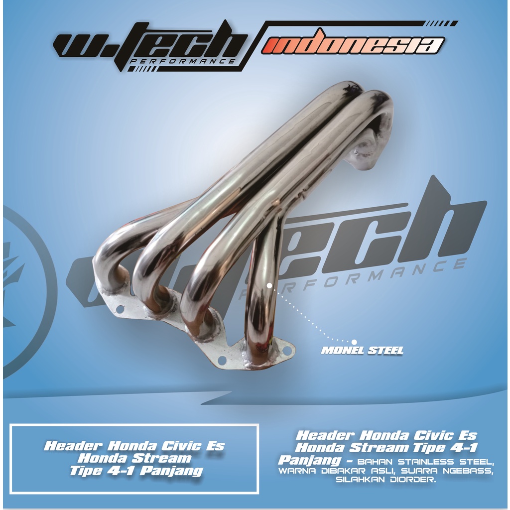 Honda Civic Es Header - Honda Stream Type 4-1 Length WTECH | Shopee ...