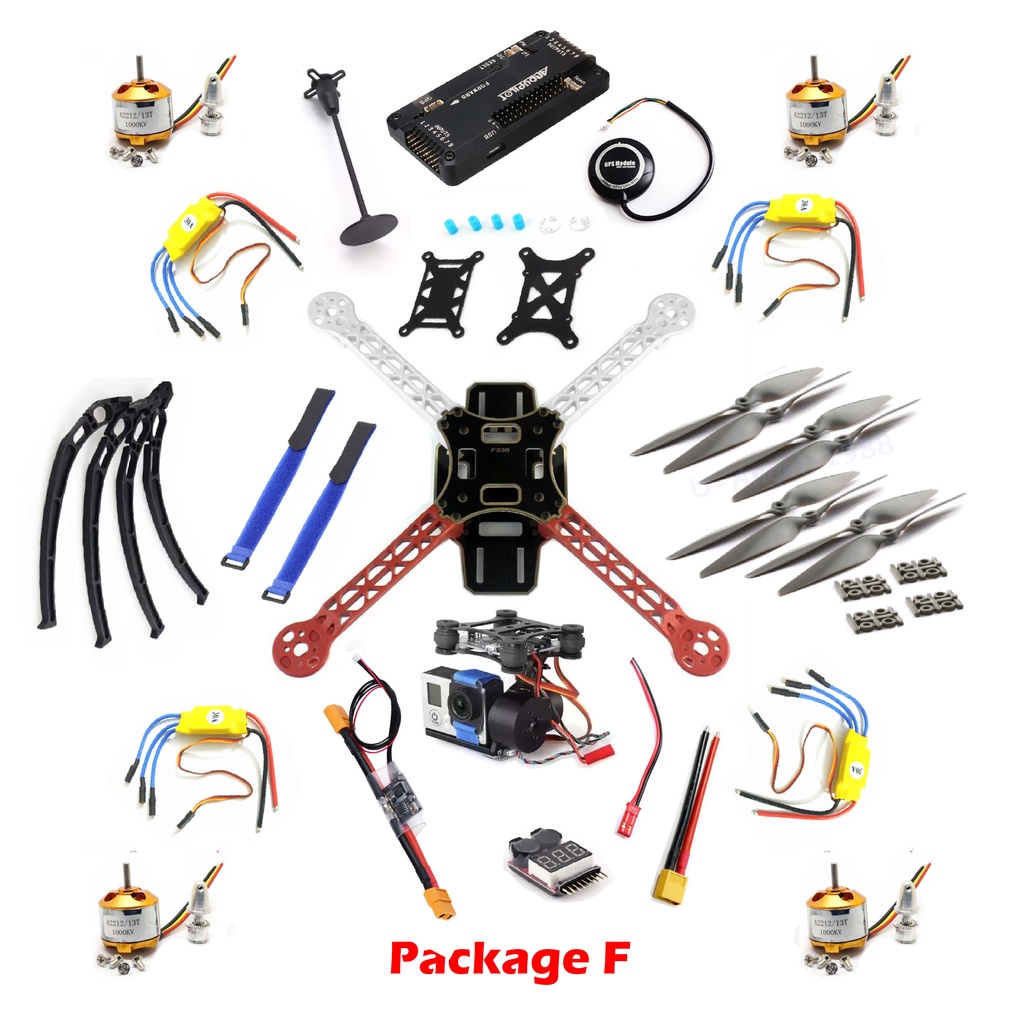 RC Fpv Drone Multirotor Quadcopter F330 Package | Shopee Malaysia