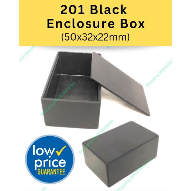201 Black Plastic Waterproof Project Box Enclosure Case (120x79x41mm ...