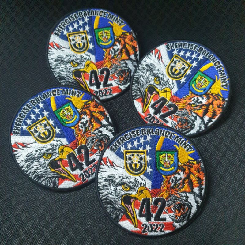 Exercise Balance Mint Embroidery Patches. | Shopee Malaysia