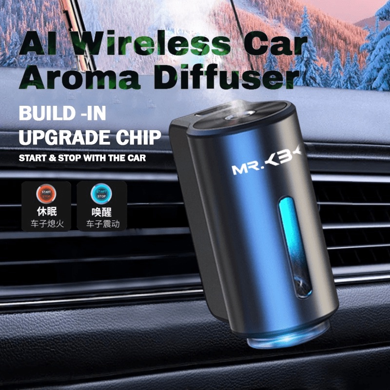 MR.KBK Car Perfume Wireless Smart Car Aroma Diffuser Air Purifier ...
