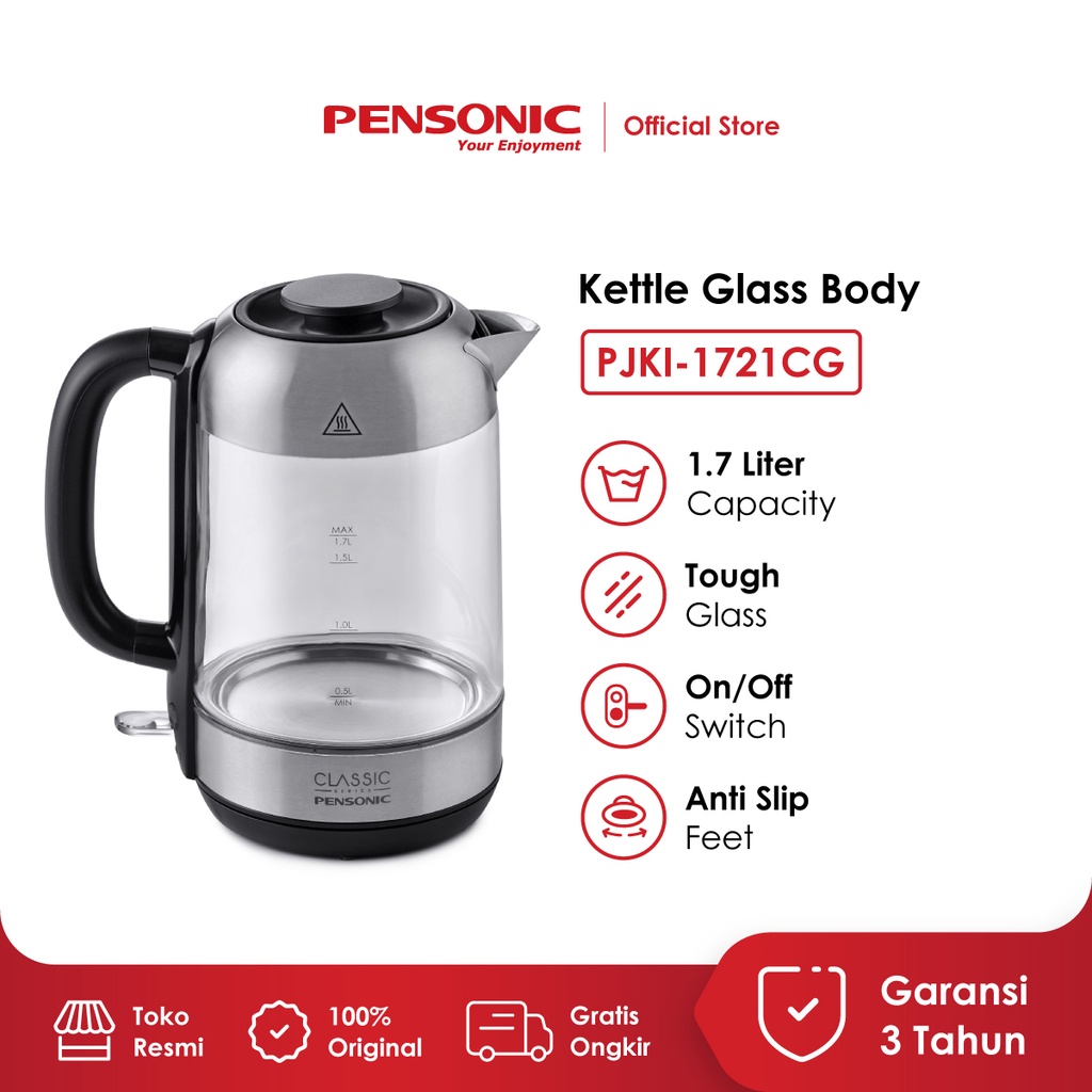 Pensonic England Technology Kettle Glass Electric Kettle Glass Electric ...