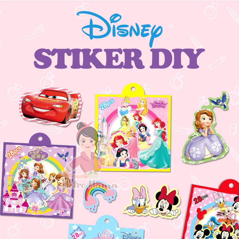 Diy Disney STICKER SET Original Quality Products | Shopee Malaysia