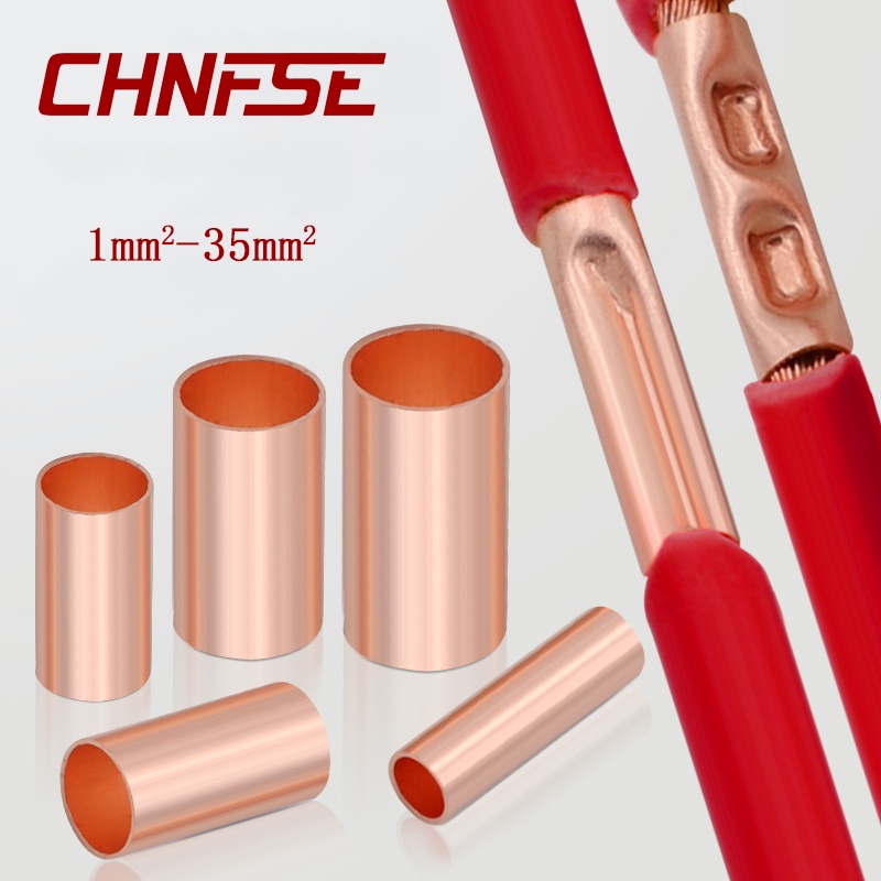 200PCS Copper Wire Butt Joint GT-1.5m㎡/2.5m㎡/4m㎡/6m㎡/10m㎡/16㎡/25m㎡/35m ...
