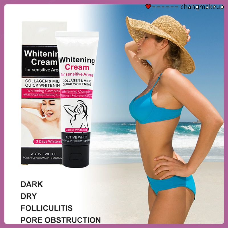 in stock Skin Armpit Whitening Cream Skin Lightening Bleaching Cream For Underarm Dark Skin ...