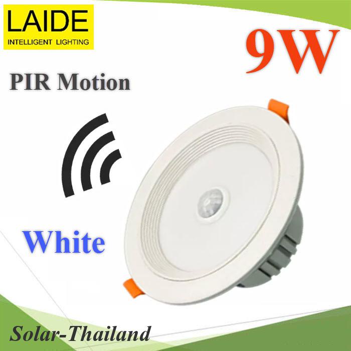 LED Motion Sensor Downlight Ceiling Mount Turn Light 30 Seconds 9W ...