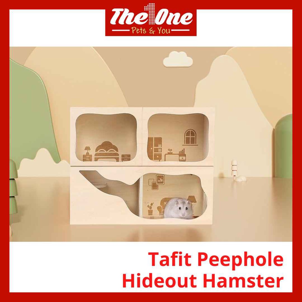 (Malaysia Stock) Tafit Peephole Hideout Hamster Hideout Hamster House ...