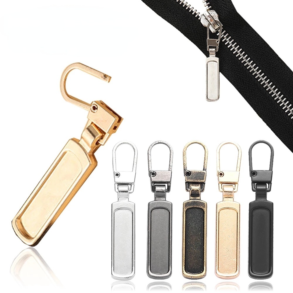 1 Pcs 5 Colors Detachable Metal Zipper Practical Zipper Puller Clothes ...