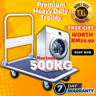 IRON BULL Trolley Portable 150KG/300KG Hand Truck Iron PVC Foldable ...