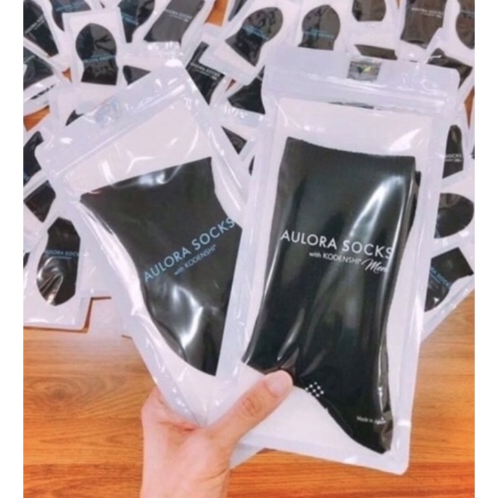 Raedy Stock # Aulora Socks with Kodenshi (ONE PAIR ) | Shopee Malaysia
