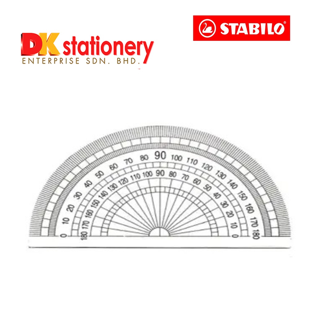 Transparent 180 Degree Protractor Ruler / Semi Circle Measuring Angles ...