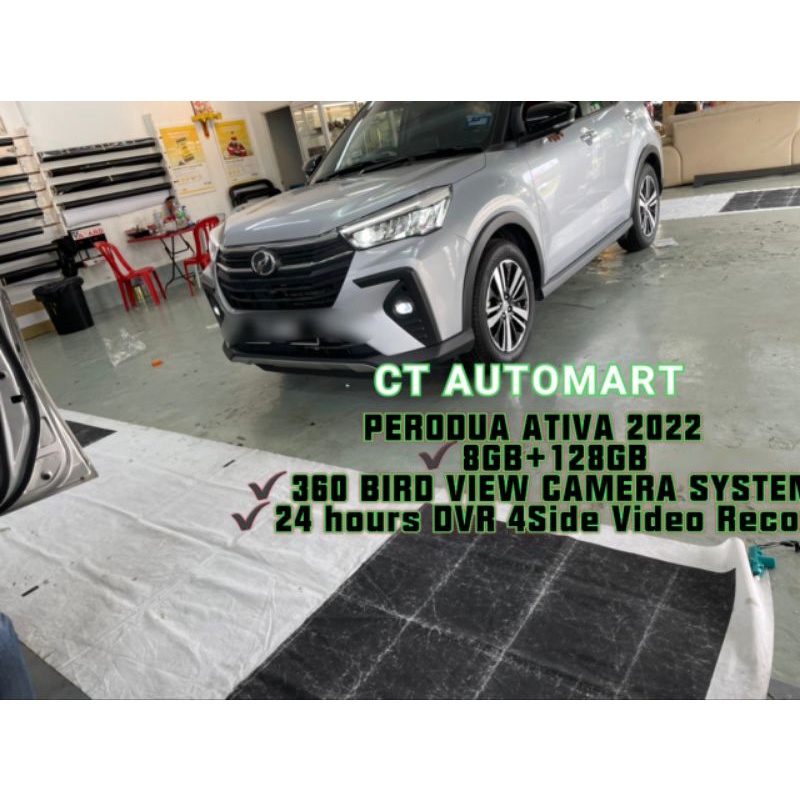 PERODUA ATIVA 3D 360 BIRD VIEW CAMERA + 24 HOUR DVR VIDEO RECORD CAR ...