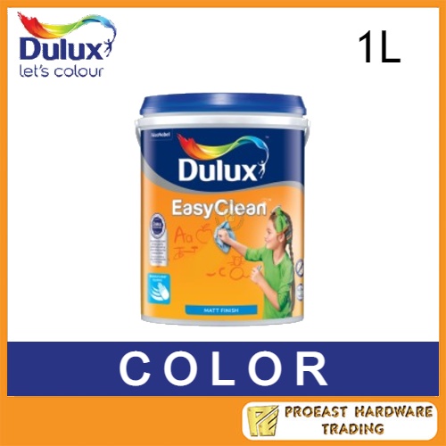 ICI DULUX - [ COLOR - 1L ] Easy Clean Paint | Shopee Malaysia