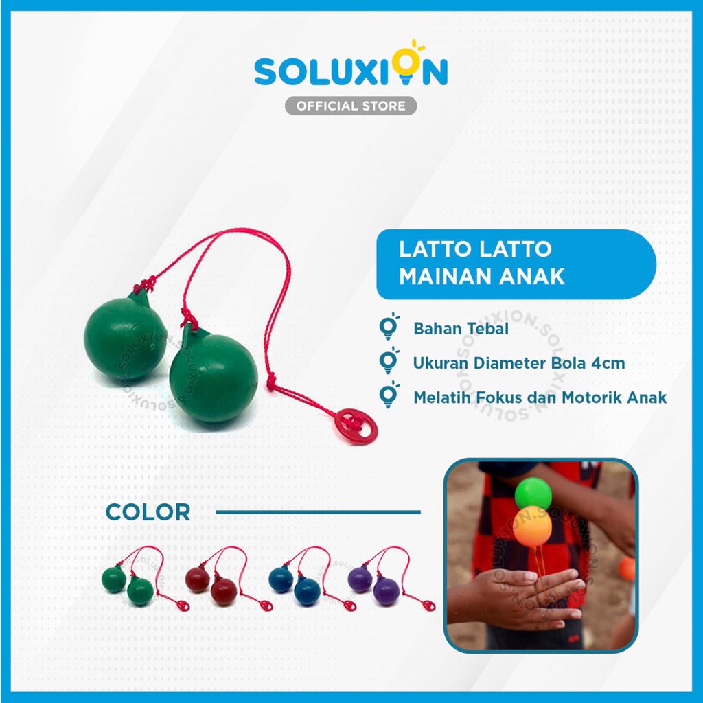 Lato Lato Lato Old School Children's Toys Ball Tok Etek Etek Viral ...