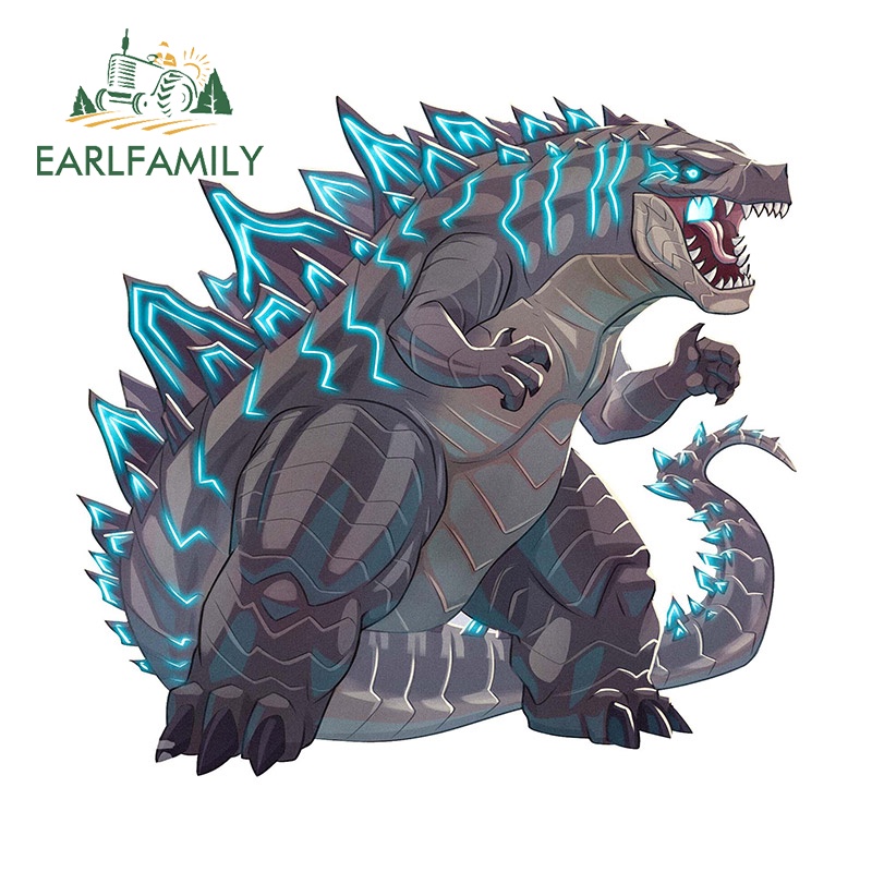 EARLFAMILY 13cm x 12.3cm Godzilla Car Sticker Vinyl Car Wrap Japanese ...